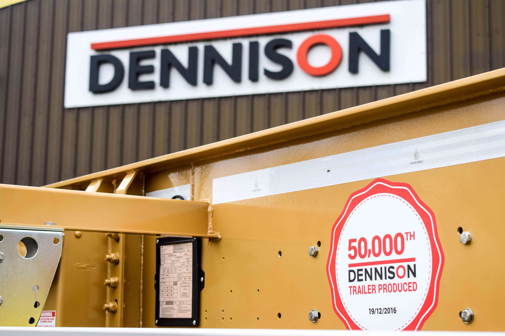 50,000 NOT OUT FOR DENNISON TRAILERS - Dennison Trailers