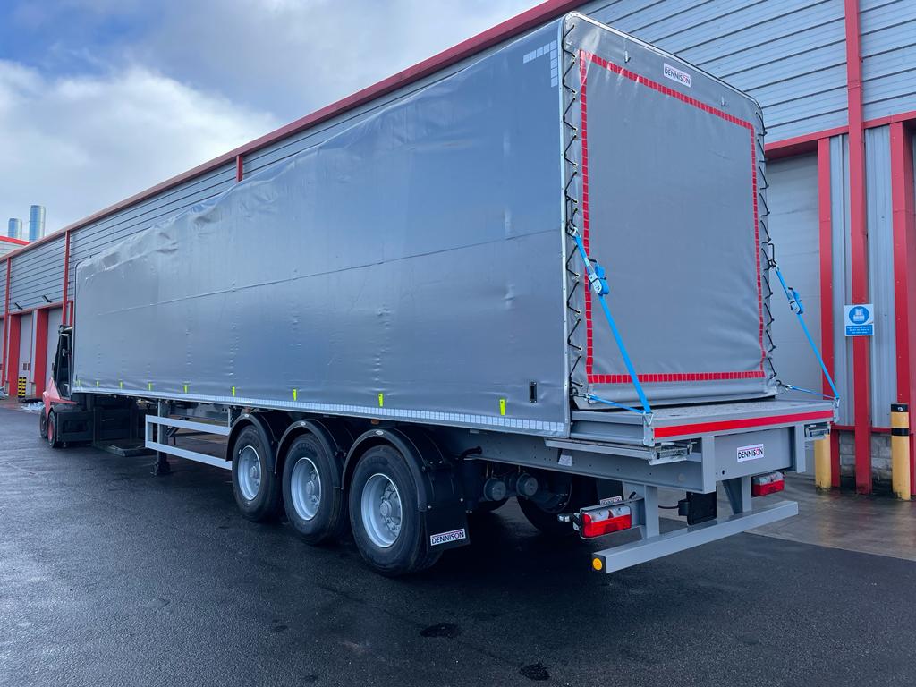 Coil Trailer - Sliding Hood Coil Carrier - Dennison Trailers