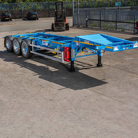 Step Frame ISO Tank Skeletal Trailer - Dennison Trailers